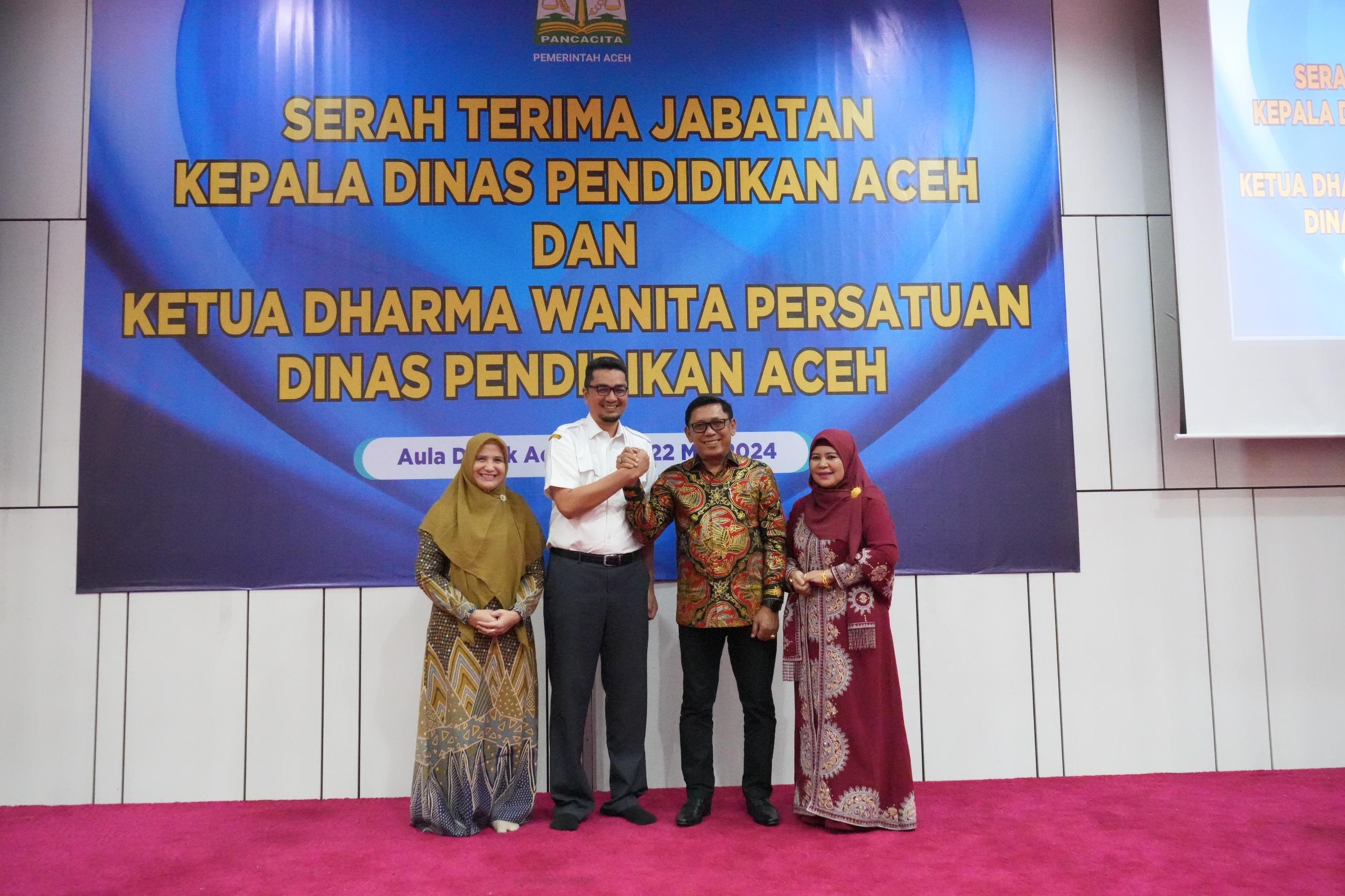 Sertijab Kepala Dinas Pendidikan Aceh Penuh Keakraban - Advetorial - BERITA MERDEKA ...