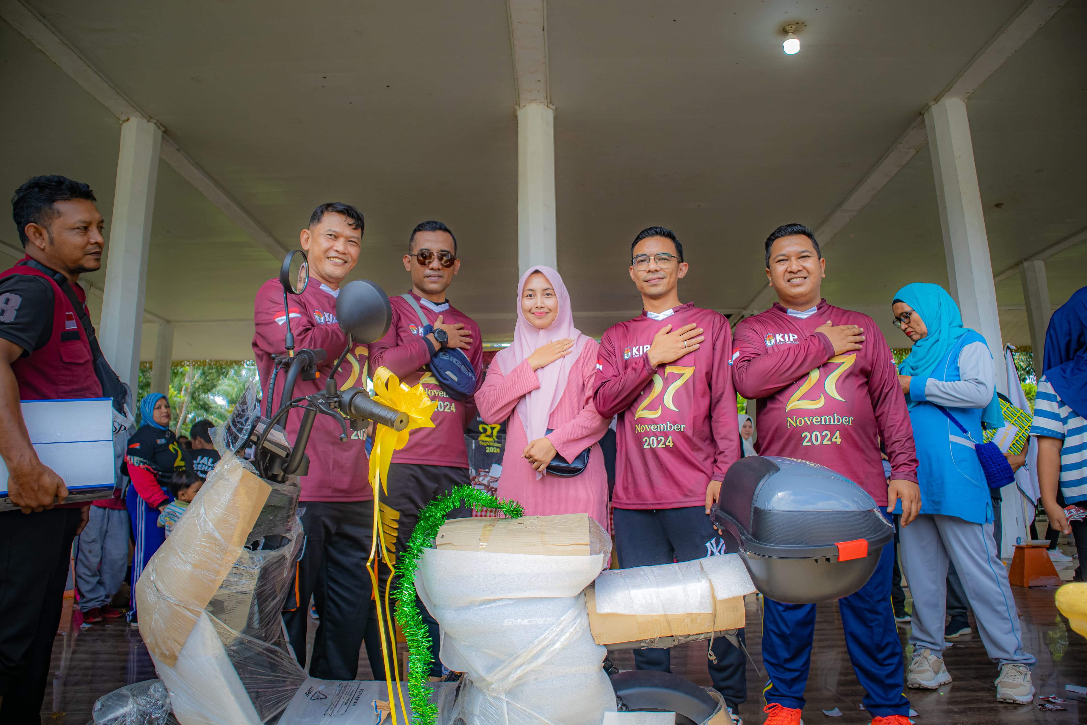 Terkesan Hamburkan Uang, KIP Aceh Tamiang Gelar Jalan Santai Menuju TPS